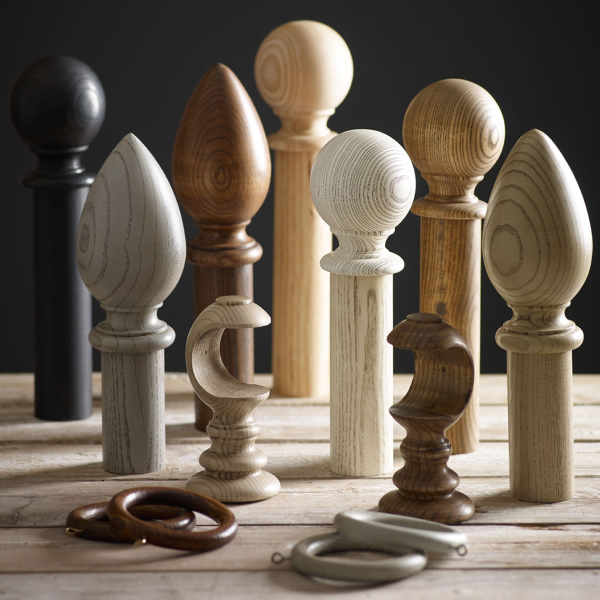 Wooden Curtain Poles Online | Curtain Poles Emporium UK