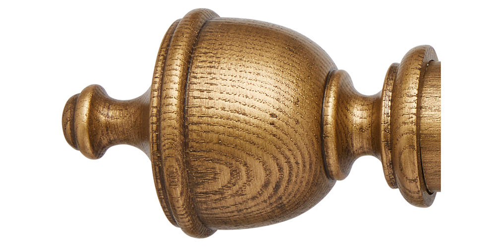 Hallis Hudson Ashbridge 45mm Baroque Gold Curtain Pole Chatsworth Fini ...